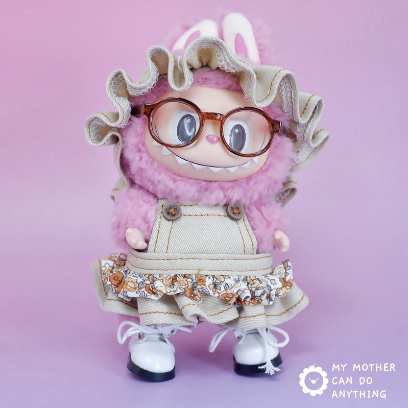 Labubu Set "2 Layers Cream-Brown" (Not Including Hat/Bow) | Shopee ...