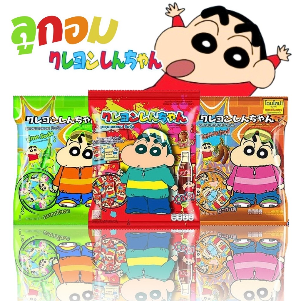Various Flavors Of Crayon Shin Chan With Coke/Lemon Soda/Tamarind ...