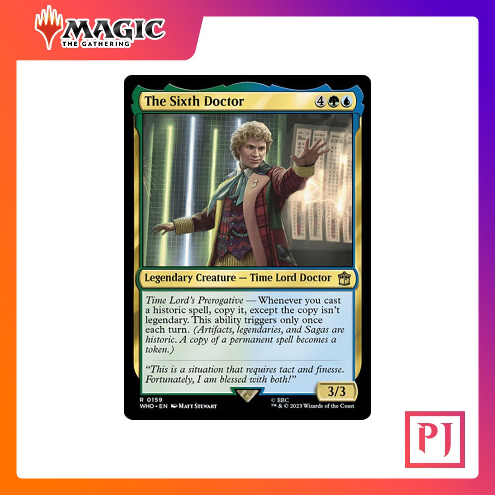 [MTG] the Sixth Doctor [WHO] [MULTI] [RARE] [NORMAL] [ENG] (Magic Card ...