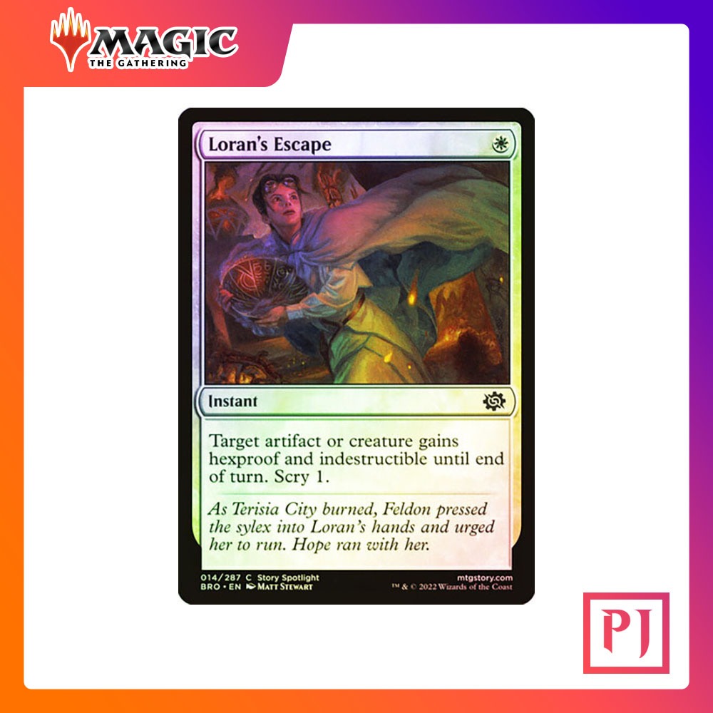 [MTG] Loran's Escape [BRO] [WHITE] [COMMON] [FOIL] [ENG] (Magic Card/Magic the Gathering ...