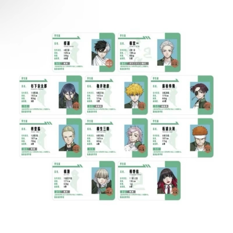 Windbreaker Exhibition ID Card Character Identification | Shopee ...