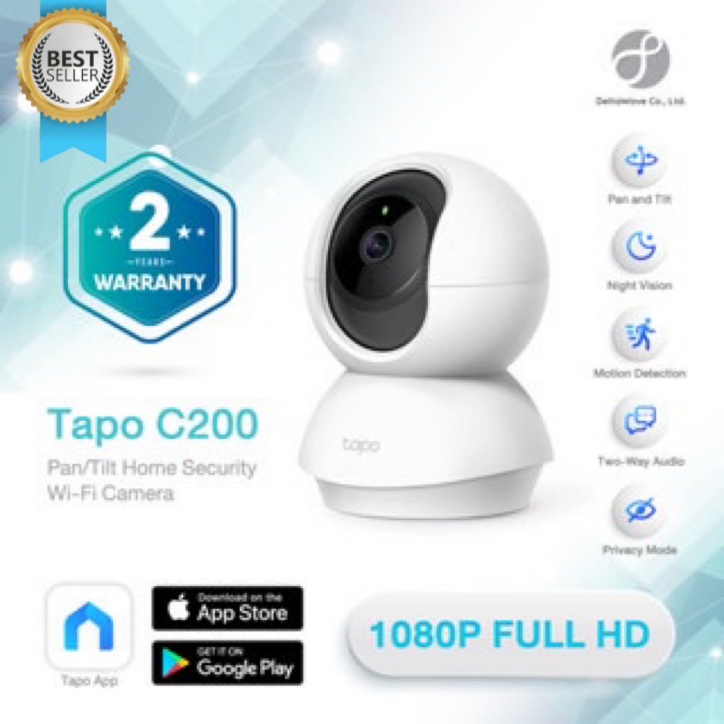 TP-Link Tapo C200 Cctv 2MP Clear Image Wi-fi Wireless IP Camera | Shopee Philippines