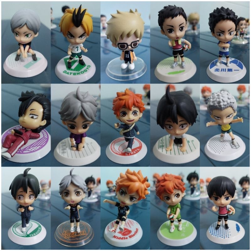 Haikyuu chibi figure Koedarize kenma oikawa kenma oikawa kuroo | Shopee ...
