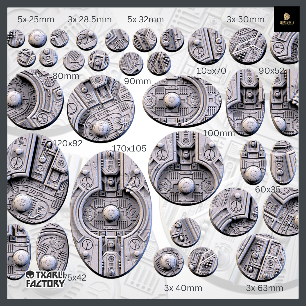 Xeno City Abandoned miniature bases Theme Model base Wargame warhammer ...