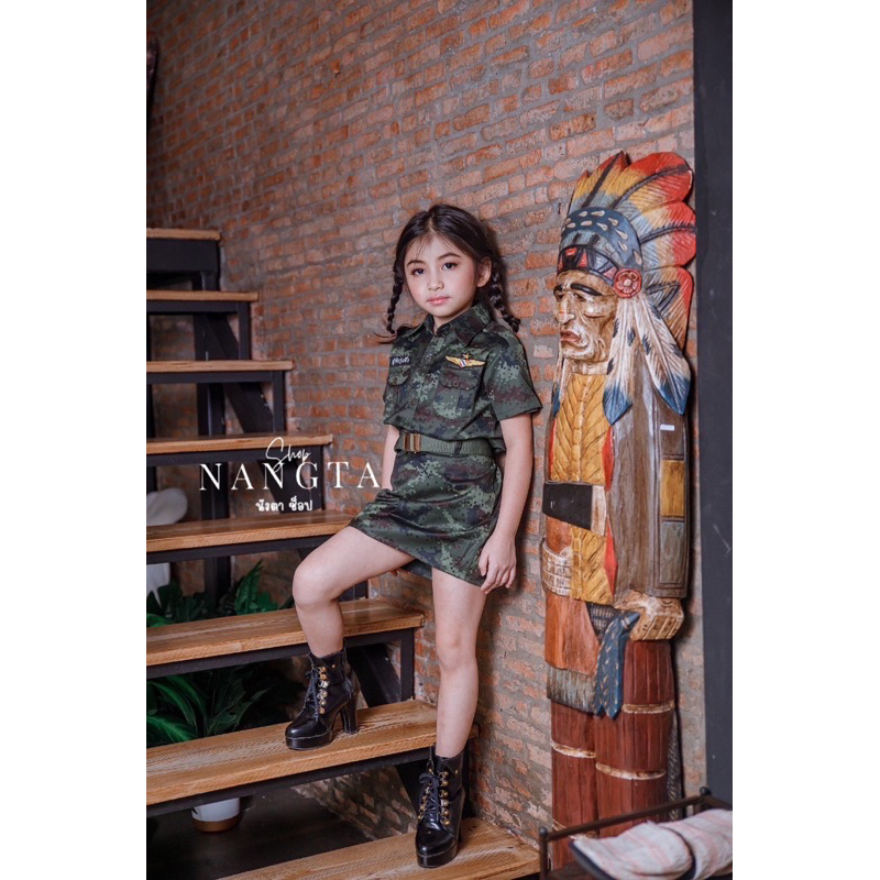 Female Colonel Mini Soldier Uniform Available Short And Long-Sleeved ...