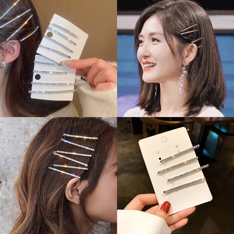 Diamond Hair Clip (1 Piece) | Shopee Philippines