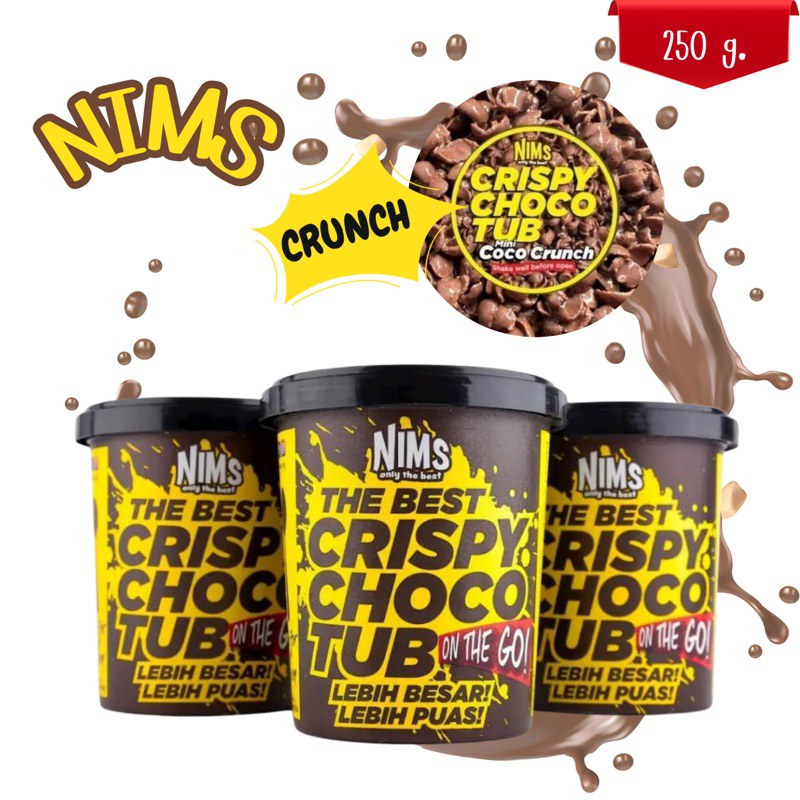 Nims Crispy ChocoTube Choco Crunch 250g | Shopee Philippines