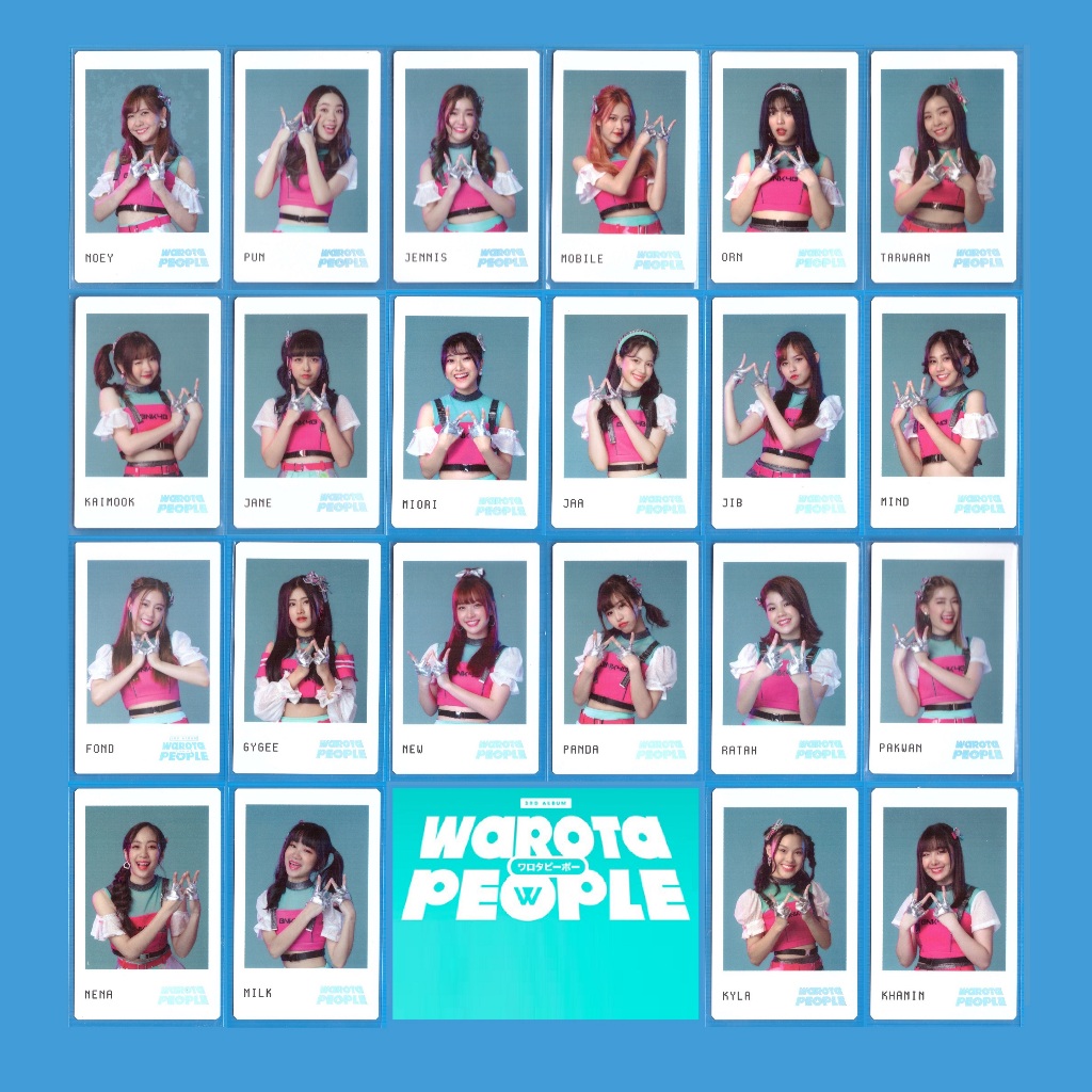 [Powlaroid][2/2] BNK48 Printed Polaroiid Lucky Bag 2021 Warota People CGM48 | Shopee Philippines