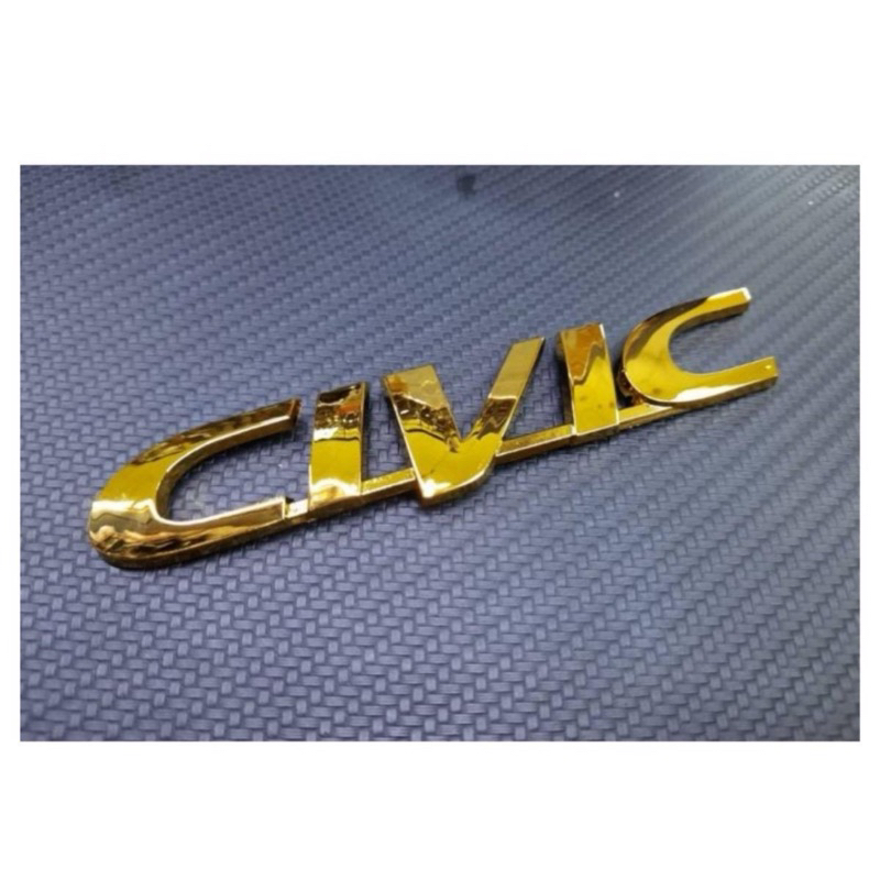 civic ek Logo Gold Colour | Shopee Philippines