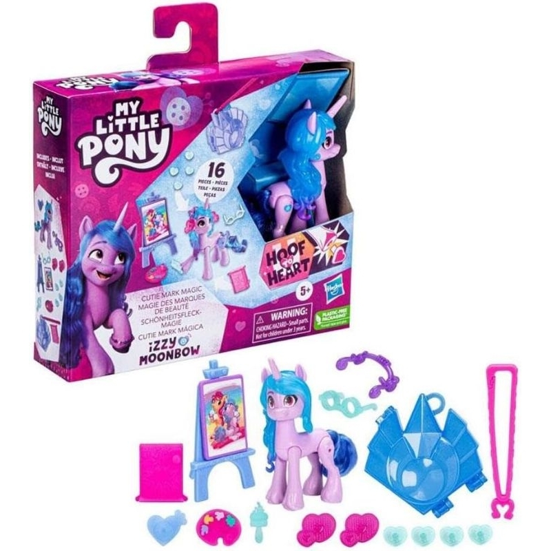 My Little Pony: Make Your Mark Toy Cutie Magic Izzy Moonbow-3-Inch Hoof ...