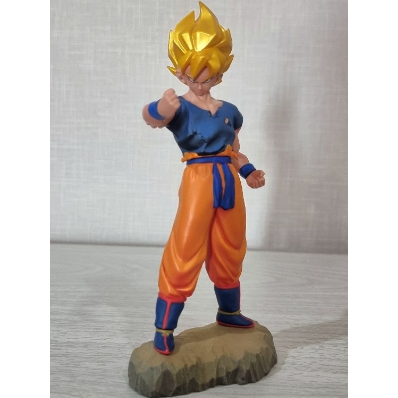 Goku SSJ Action Figure Kaiyodo Moveable Posture Dragon Ball | Shopee ...