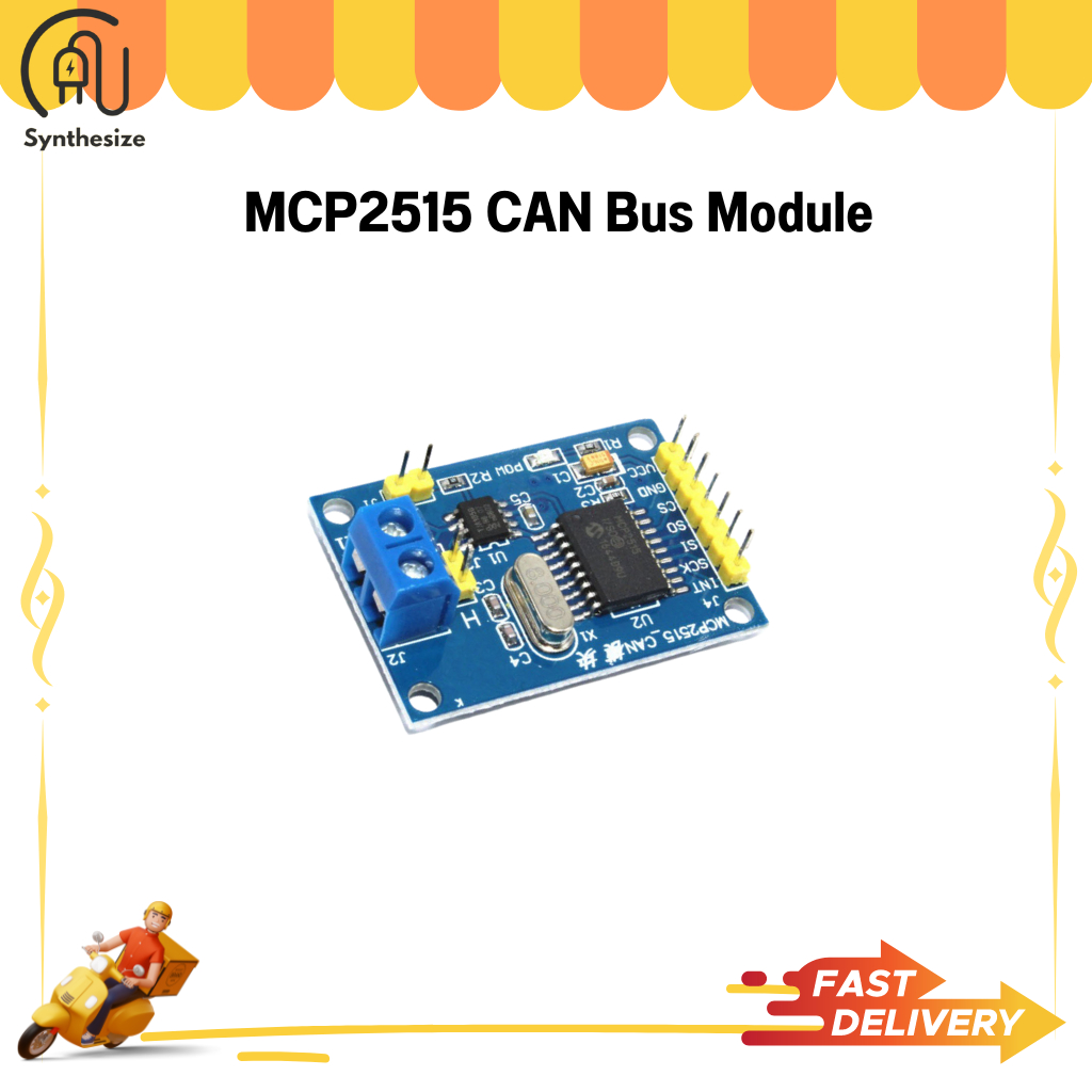 MCP2515 CAN Bus Module TJA1050 receiver SPI For PIC ARM AVR Arduino ...