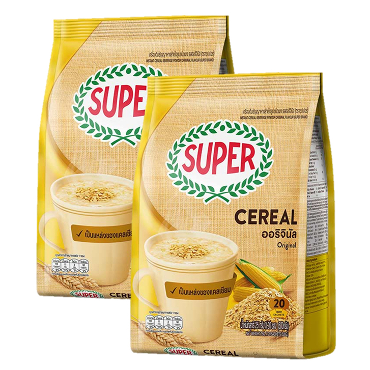 Super Cereal Drink Original Instant 25g x 20 Sachets (2 Packs) | Shopee ...