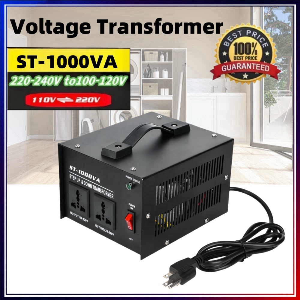 Voltage Transformer Converter 1000W 110v To 220v Single-Phase St ...