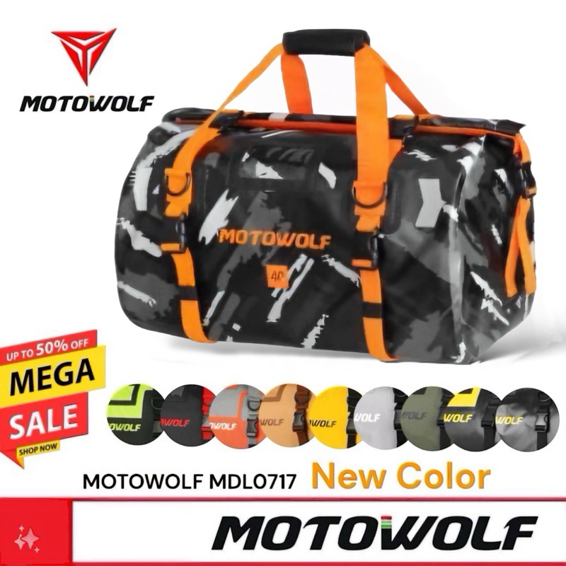 MOTOWOLF MDL 0717 New Waterproof Bag Bag. Bundle For Motorbike Luggage ...