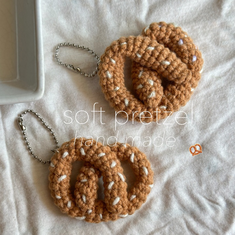 pretzel Keychain soft Yarn | Shopee Philippines