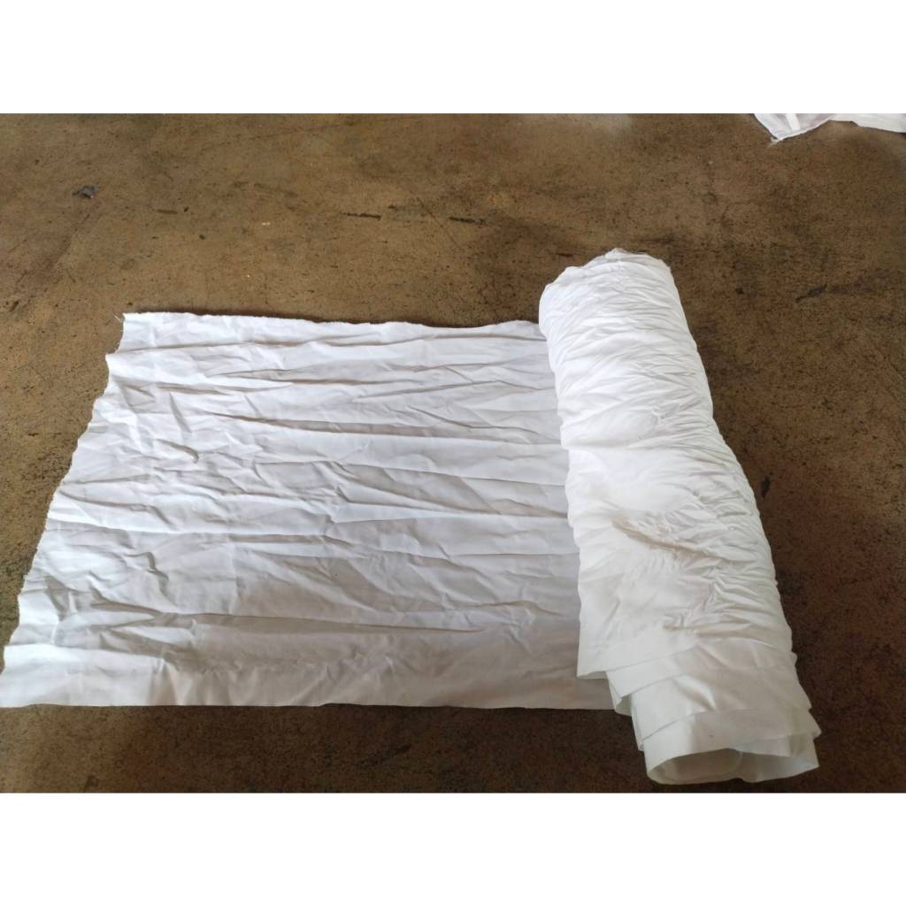 White Rag Plain Fabric Longer Than A4 Take It Yourself As You Want ...