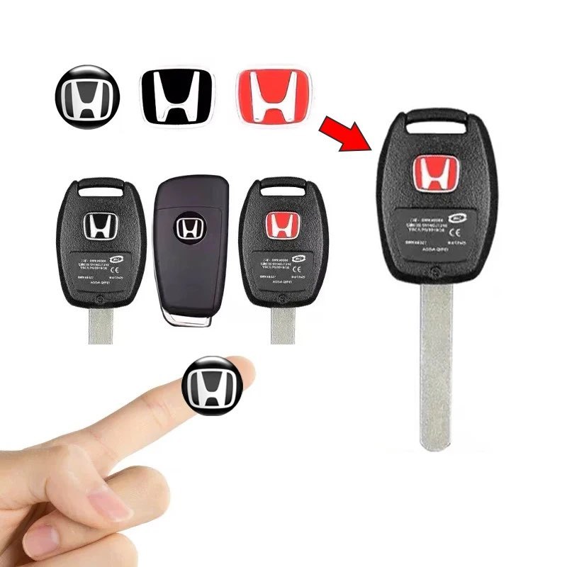 Logo H Red Black For The Original Key Honda Jazz City Brio Amaze Civic ...
