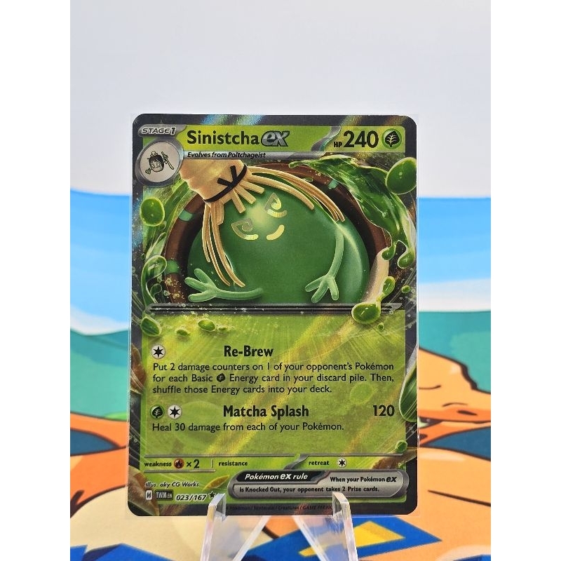 Pokemon Card "Sinistcha EX 023/167" ENG Twilight Masquerade SV06 ...