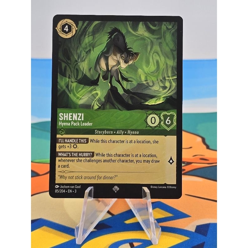 Lorcana Card "Shenzi Pack Leader 85/204" ENG Into The Inklands | Shopee ...