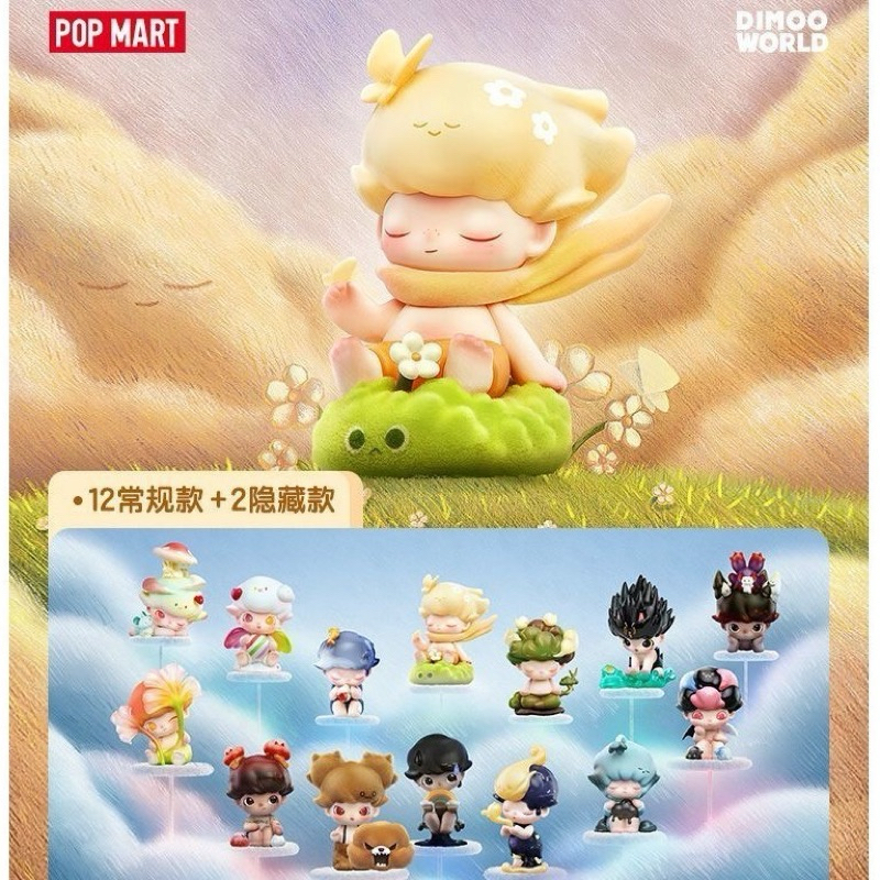 Genuine Copyright POP MART DIMOO By Your Side Series Figures Demu Fairy ...