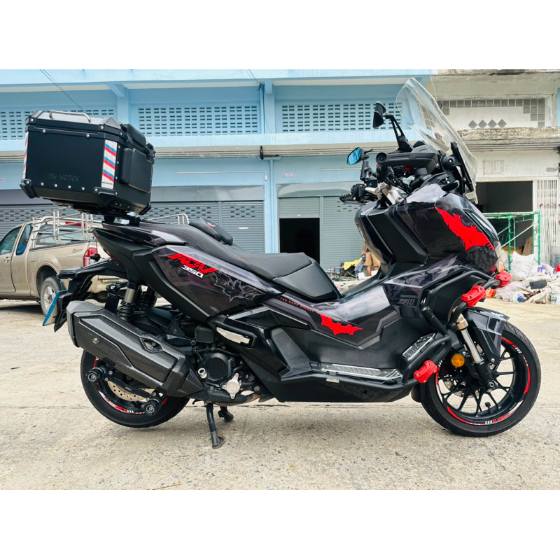 Honda adv350 Car Sticker red batman | Shopee Philippines