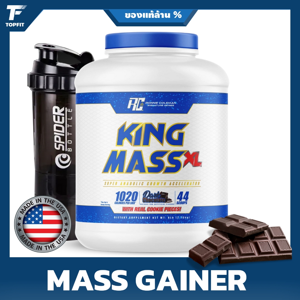 Ronnie Coleman Signature Series King Mass XL-6 Pound Dark Chocolate ...