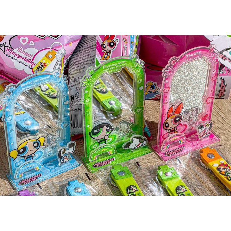 7-11 x Bigga Corn Snack with Mirror Standee Powerpuff Girls Standy Nong ...
