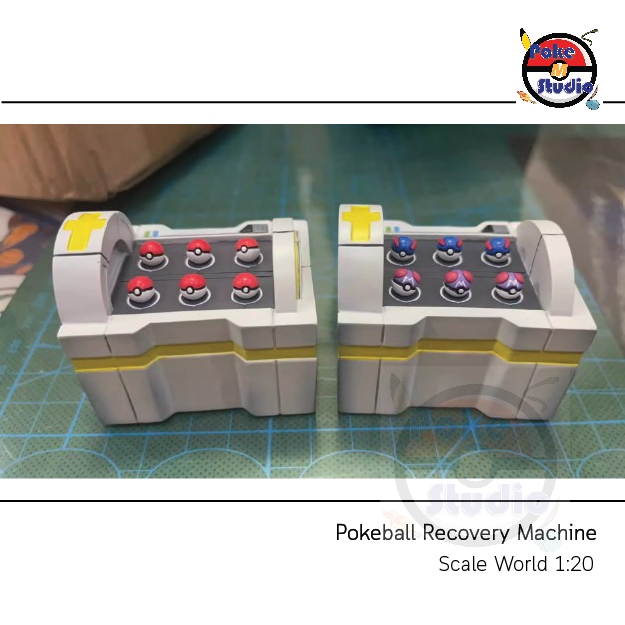 Pokemon Scale World 1:20 Pokeball Recovery Machine Restoration Paste ...