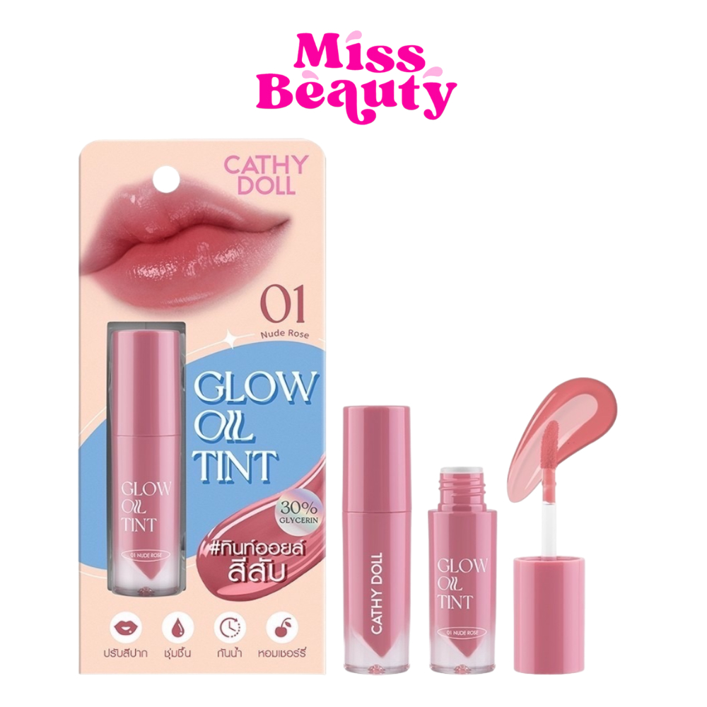 【Oil Lip Tint】 Cathy Doll Glow Oil Tint Katy Glossy 2.4g | Shopee ...