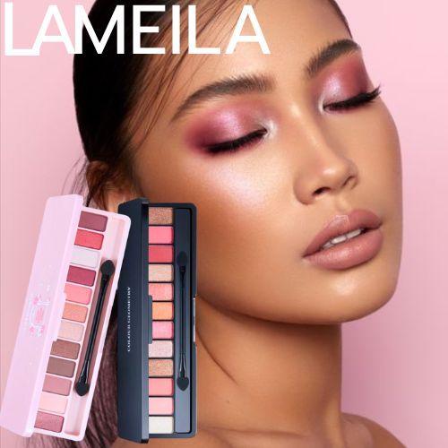 Lameila Eyeshadow NO.1111 Play Color Eyes 12-Color Palette For Eyelid ...
