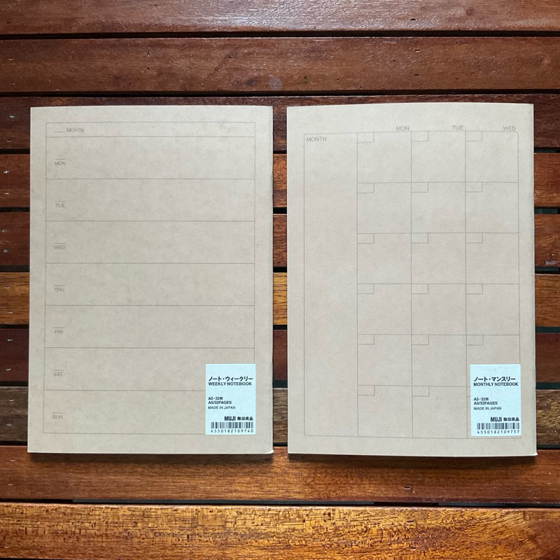 Muji planner Income/weekly (Monthly/weekly) Can Be Used All The Time A5 ...