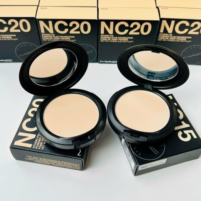 Pressed Mixed Foundation Slap And Finish Mac Studio Fix Powder Plus 15g ...