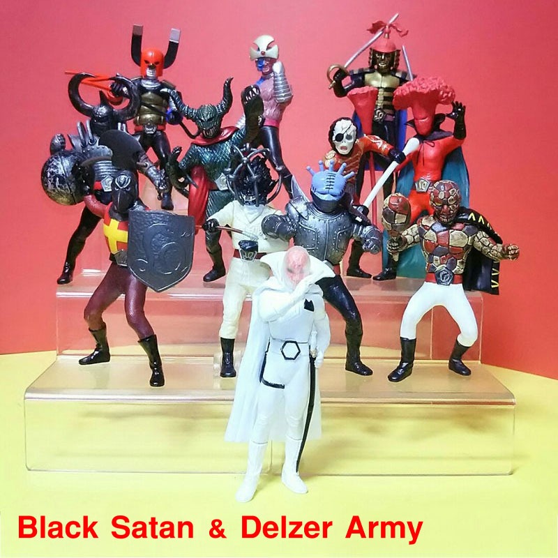 BANDAI : Black Satan + Delzer Army-HG Series Gashapon-Kamen Rider ...