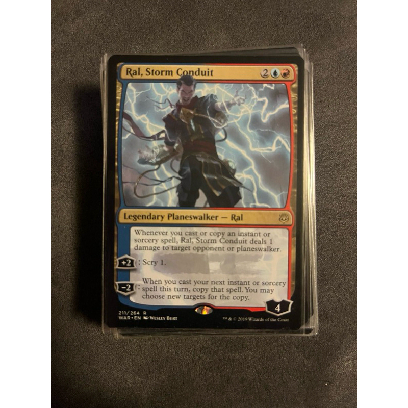 MTG Ral Card Storm Conduit Multi Magic the Gathering EDH WAR Model ...