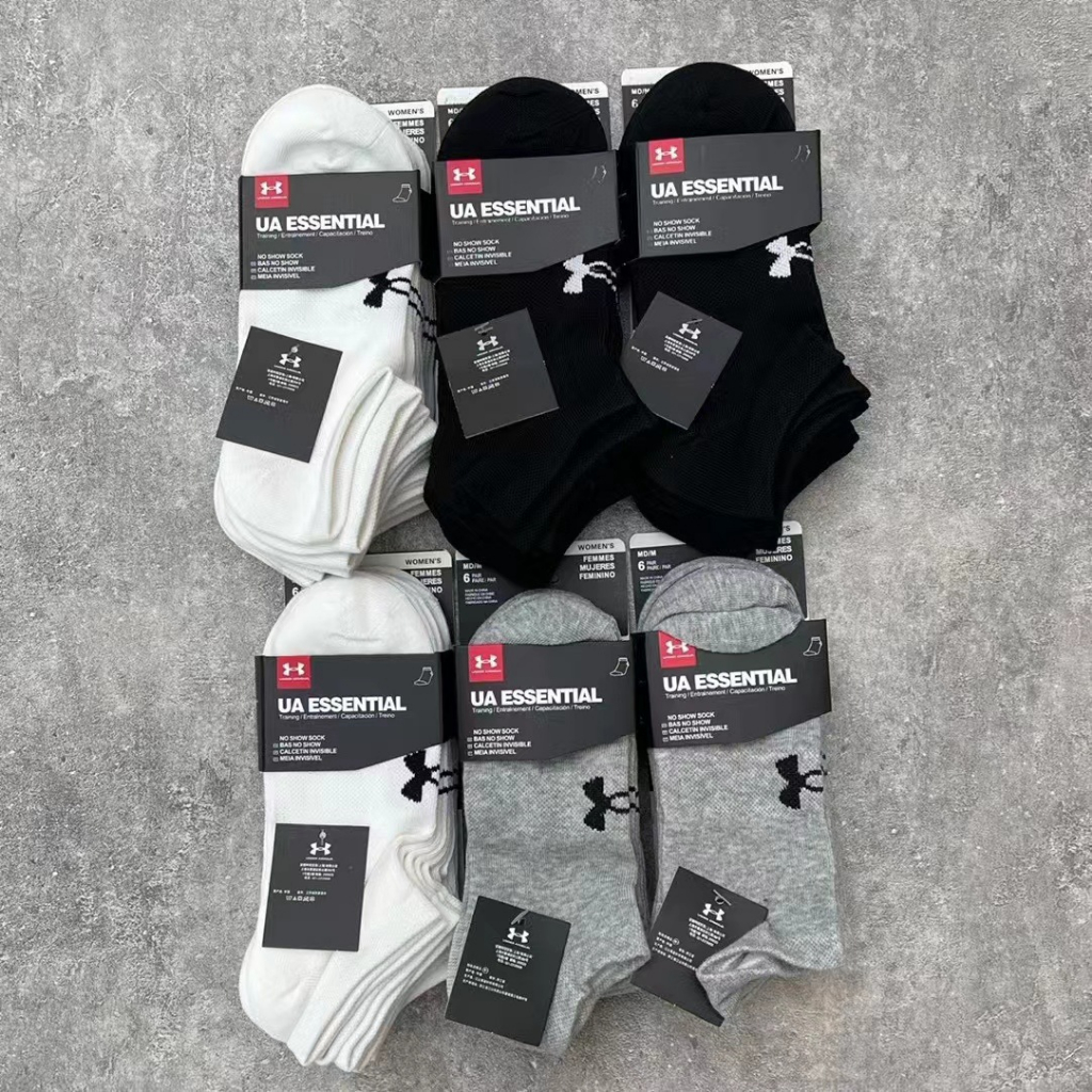 UA Under Armour Socks Short And Medium (1 Pack Contains 6 Pairs ...