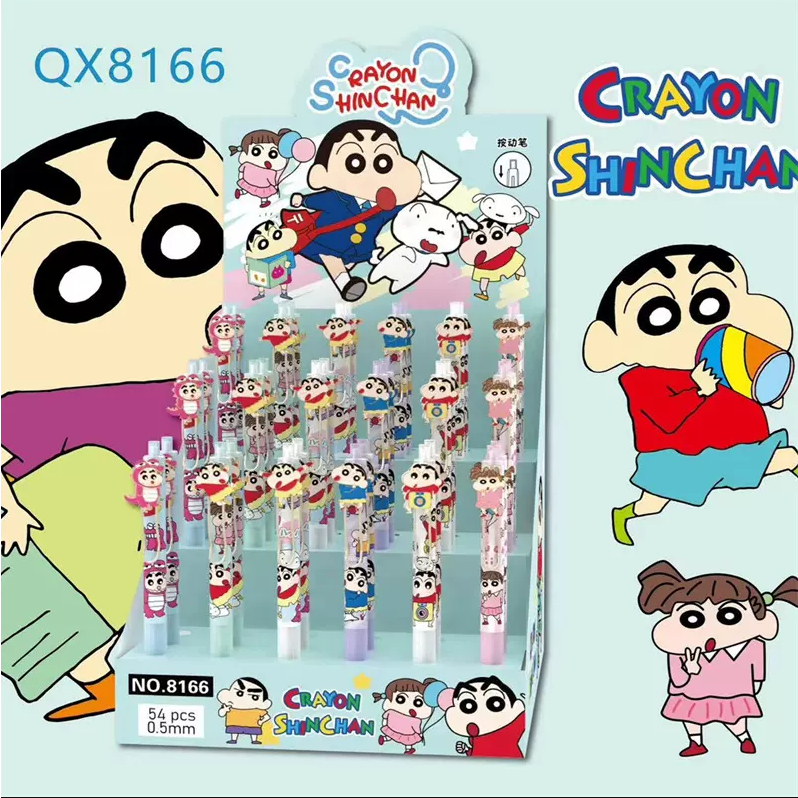 Crayon Shin-Chan Gel Pen/Head Size 0.5 mm. Blue Ink Smooth Writing NO ...