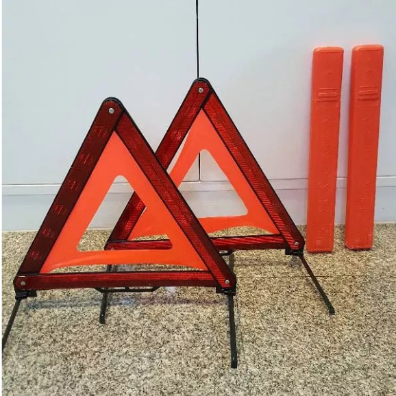 Triangle Sign Reflective Emergency Safety 43cm And 29cm | Shopee ...