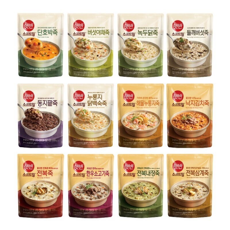 Instant Korean porridge No Refrigerated CJ Bibigo traditional porridge ...