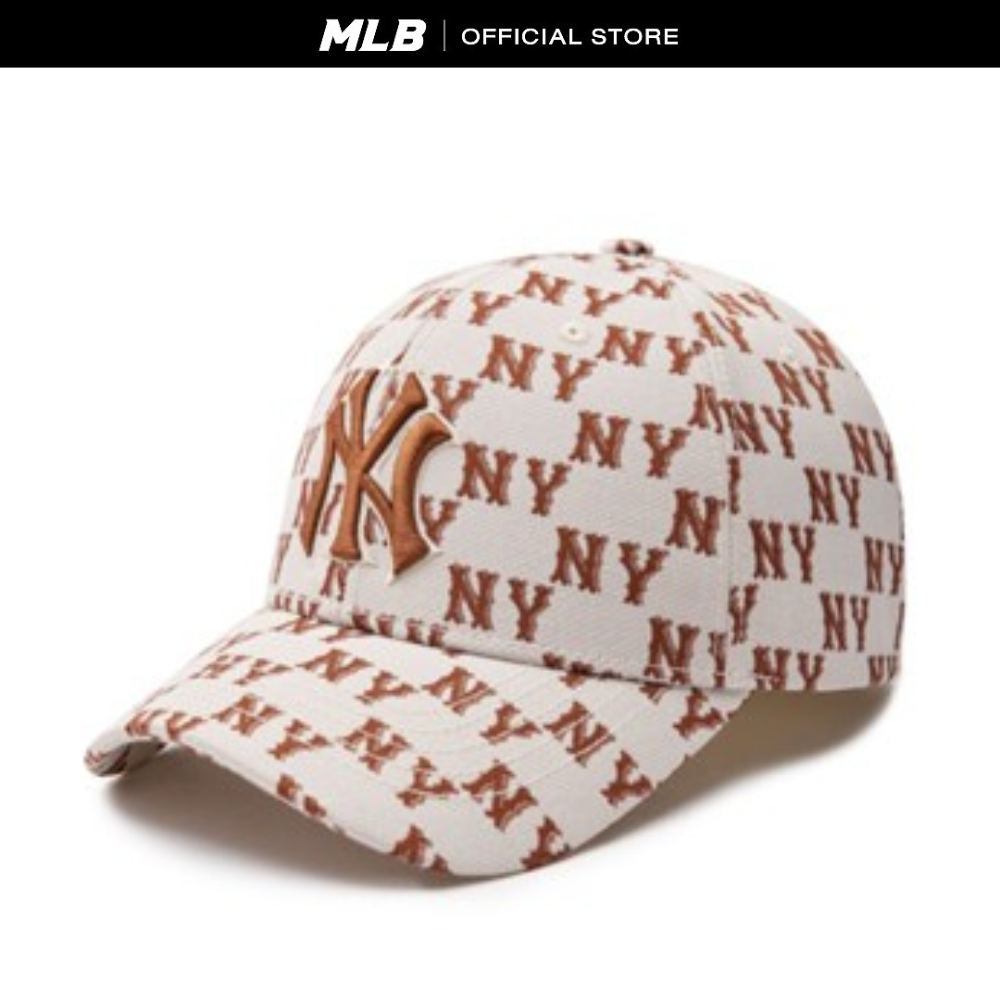 MLB Unisex Cap Model 3ACPFF02N 50CRD-Cream | Shopee Philippines