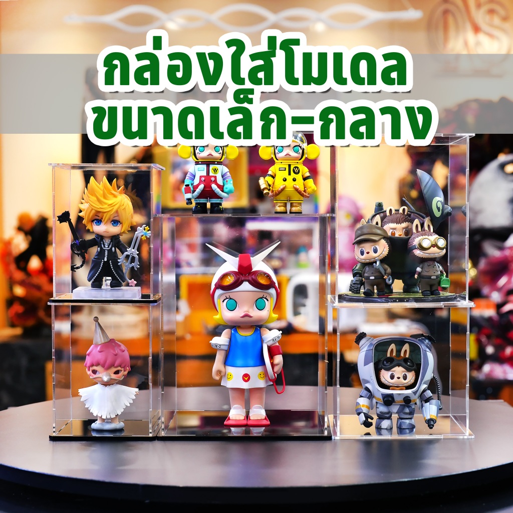 Model Box Small Medium Size Product Display Acrylic Self-Assembly Art ...
