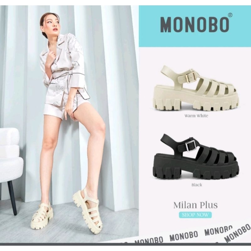 Monobo Model Milan-Plus/Nipplepon % Wedge Sandals | Shopee Philippines