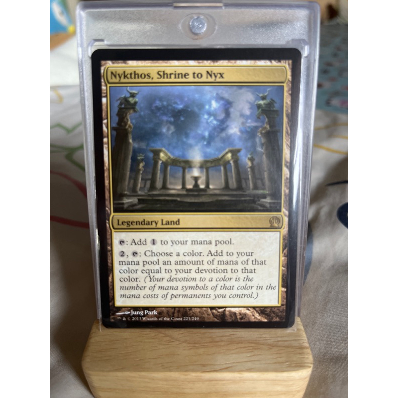 MTG Nykthos Card Shrine to Nyx Land Magic the gathering EDH THS Model ...
