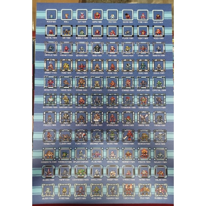 Rockman Poster Robot master 2 | Shopee Philippines