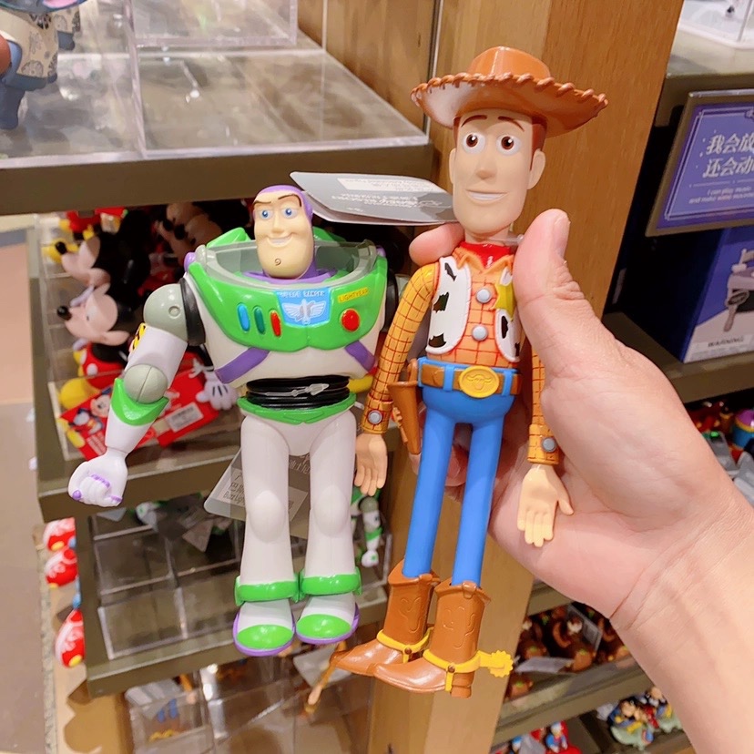 Toy Story Woody Buzz Lightyear Shanghai Disneyland Model Collectible ...