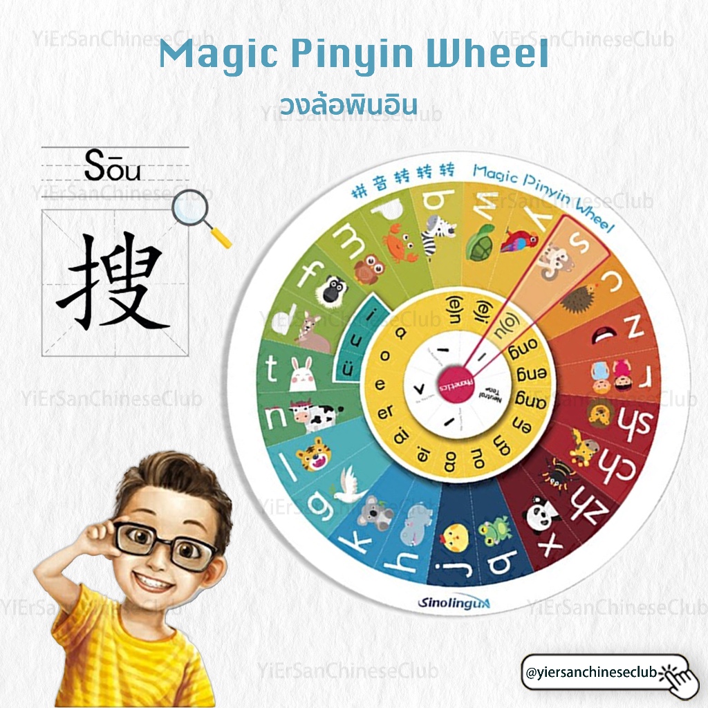 Pinyin Game Wheel Includes Consonants The Magic Voice | Shopee Philippines