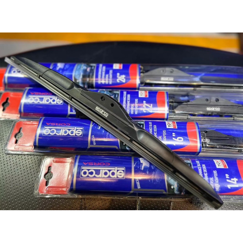 Wiper Blades sparco Aerodynamic Noise Reduction Clean Size 14 16 22 24 ...