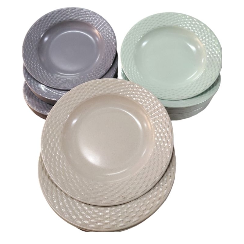 Plastic Food Plate 25cm | Shopee Philippines