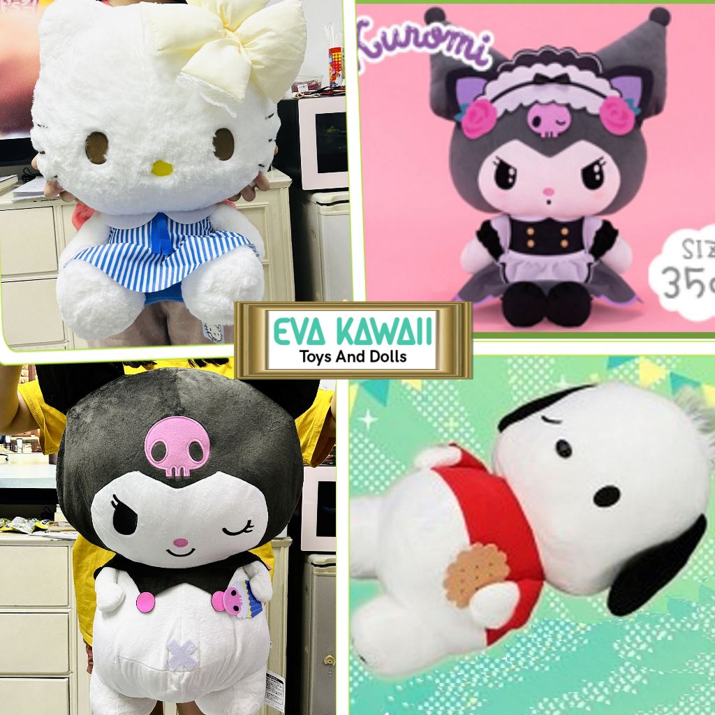 Kuromi My melody cinnamoroll sanrio Purin Kitty Plush Toy | Shopee ...