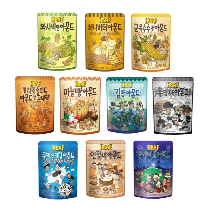 Almond Flavored From South Korea HBAF Tom's farm | Shopee Philippines